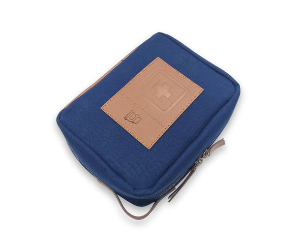 Medical Pouch - Blue – The Leather Chef